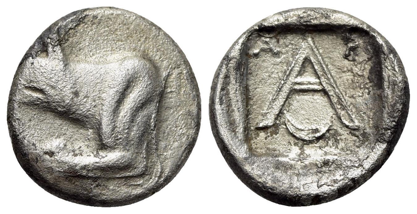 ARGOLIS. Argos Circa 330-270 BC. AR Triobol - Hemidrachm | Greek Coins
