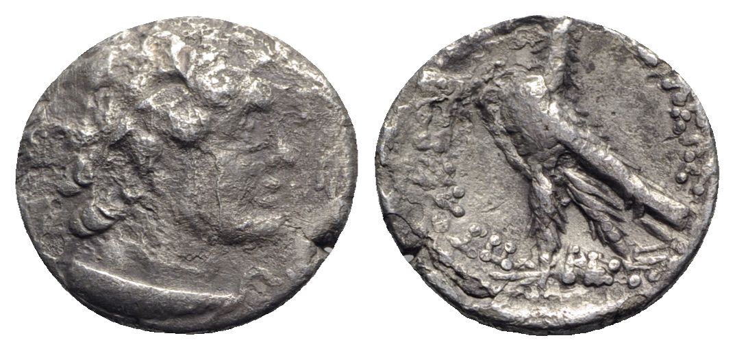Ptolemaic Kings of Egypt, Ptolemy VI (180-145 BC). AR Didrachm
