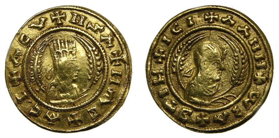 AKSUMITE COINS, Axum, Ezana as Christian (mid 4th Century AD), Gold ...