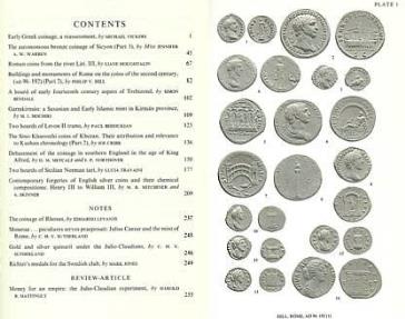Numismatic Chronicle 1985 - Royal Numismatic Society RNS Hill's ...