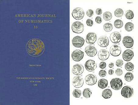 ANS American Journal of Numismatics Vol. 10 1998 AJN 10 American ...