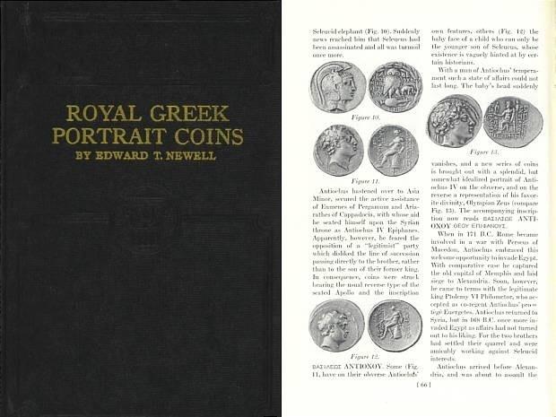 ROYAL GREEK PORTRAIT COINS by Edward T. Newell | Ancient Coin Books