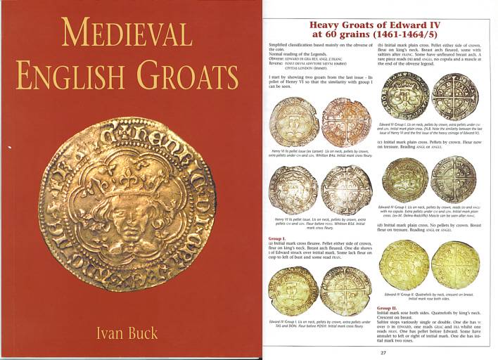 Medieval English Groats by Ivan Buck | Ancient Coin Books