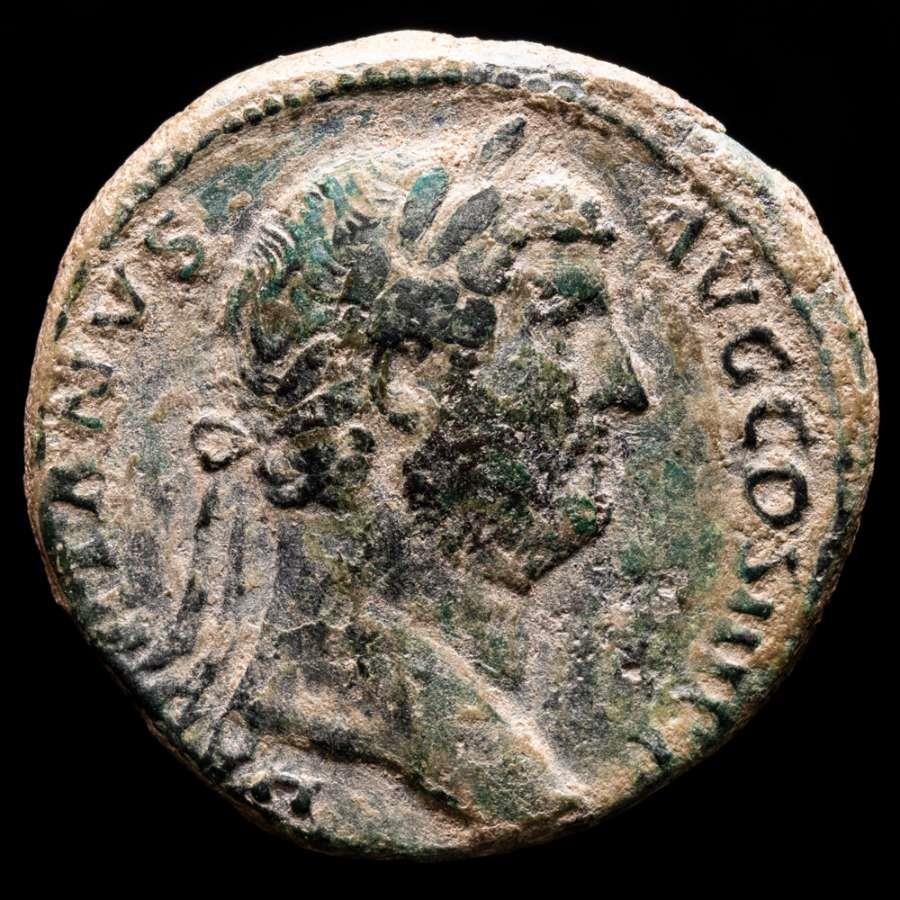 Hadrian, bronze sestertius, Rome, 132-135 A.D. - IVSTITIA AVG / S - C ...