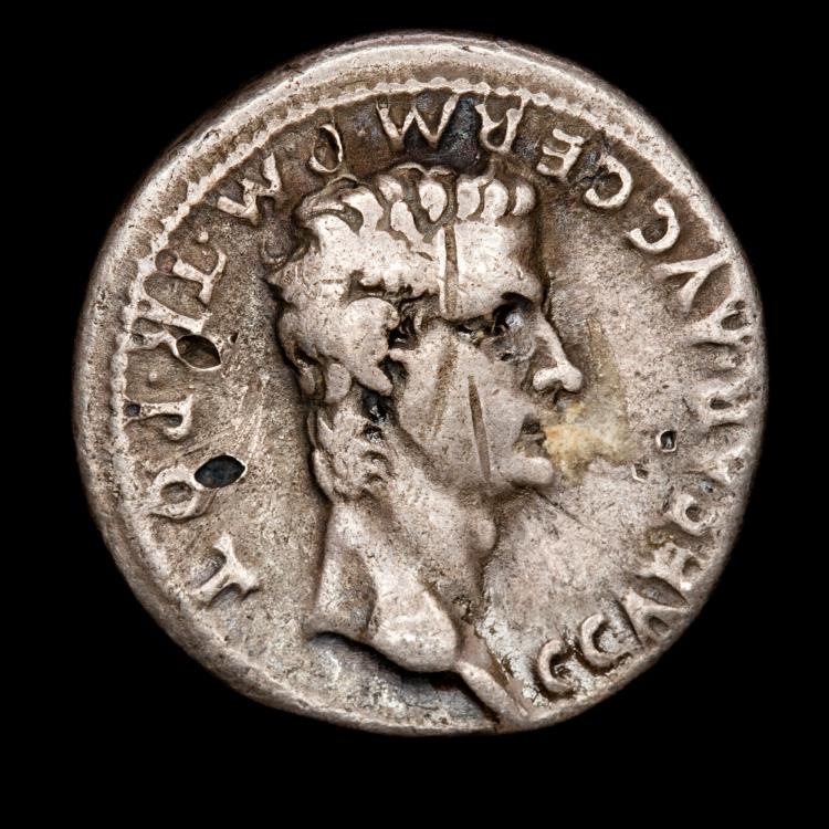 Gaius (Caligula) and Divus Augustus AR Double Bust Denarius. - DIVVS ...