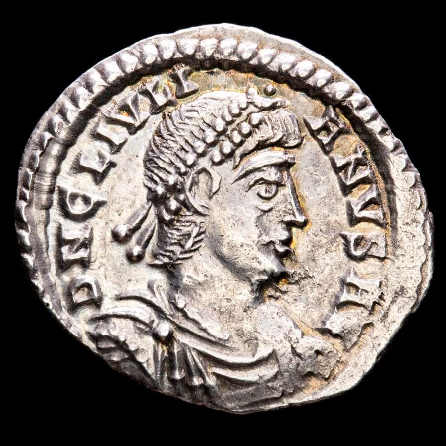 Julian II (360-363 A.D.) Silver siliqua. Arles. - VOTIS V MVLT X within ...