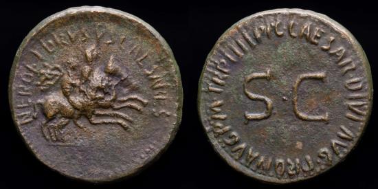 Nero & Drusus Caesar, sons of Germanicus and brothers of Gaius ...