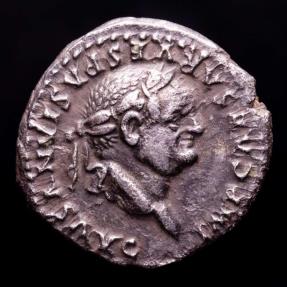 Vespasian. Rome. Judea Capta issues. Silver Denarius. TR POT X COS ...