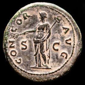 Vespasian (A.D. 69-79) Bronze Dupondius, Rome, A.D. 71. - CONCOR AVG ...