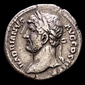 Hadrian (117-138) - Silver denarius, Rome 134-138 AD. - FELICITATI ...