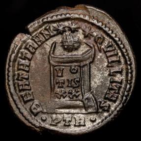 Crispus. An attractive issue with a wonderful bust type. Shield full ...