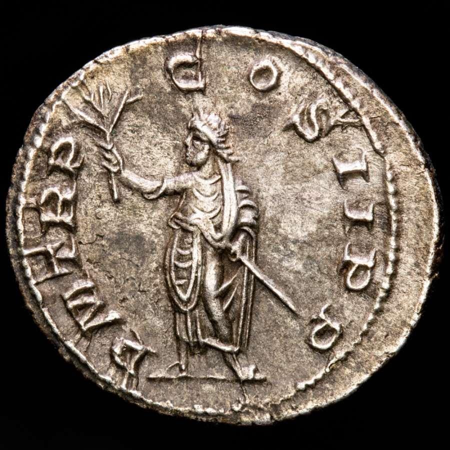 Balbinus. Silver Denarius. Rome, AD 238. - P M TR P COS II P P, togate ...