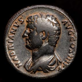 Hadrian (117-138 A.D.) Æ Sestertius. Rome, AD 130-138. - ADVENTI AVG ...