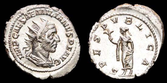 Roman Empire - Aemilian (253 A.D.) Silver antoninianus (3,51 g. 23 mm ...