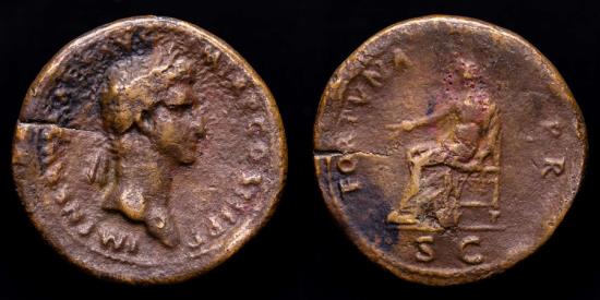 Roman Empire - Nerva (96-98 A.D.). Bronze Sestertius (23,90 g., 35 mm ...