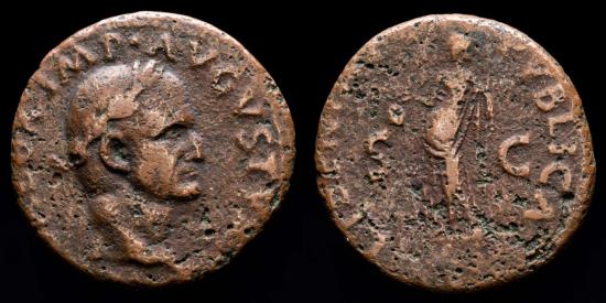 Galba (A.D. 68-69) Bronze As, Rome. - LIBERTAS PVBLICA S.C. Libertas ...