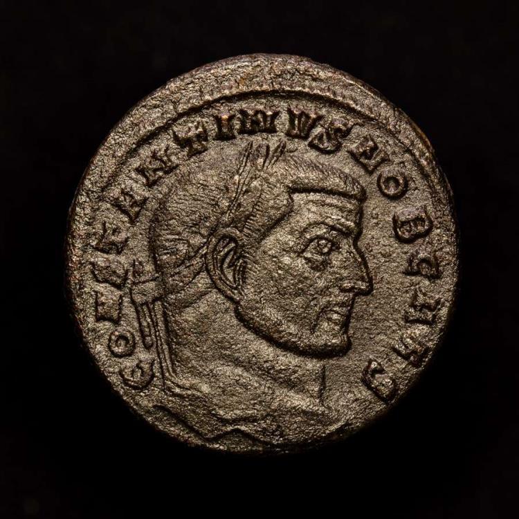 Roman Imperial - Constantine I as caesar, 306/307 A.D. Bronze follis ...