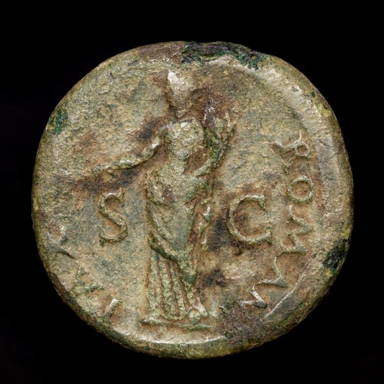 Vespasian (69-79 A.D.) Rome. Struck in 71 A.D. Æ Bronze Sestertius ...
