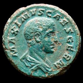 Maximus as caesar (236-238 A.D.) bronze As, Rome. - PRINCIPI IVVENTVTIS ...