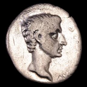 Augustus AR Denarius, Rome, 12 BC. Cossus Cornelius Lentulus. - COSSVS ...