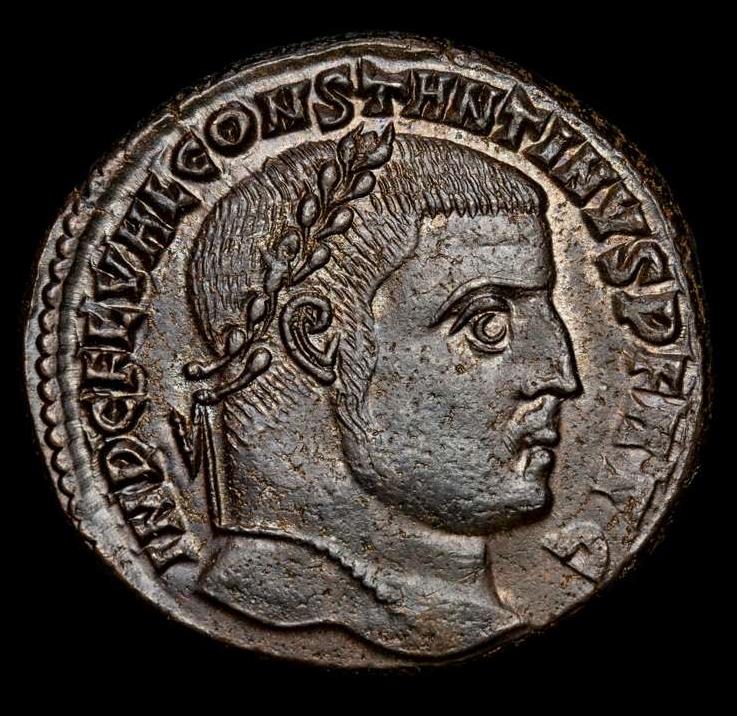 Constantine I Hybrid Follis. GENIO AVGVSTI CMH / SMNΓ (Galerius ...