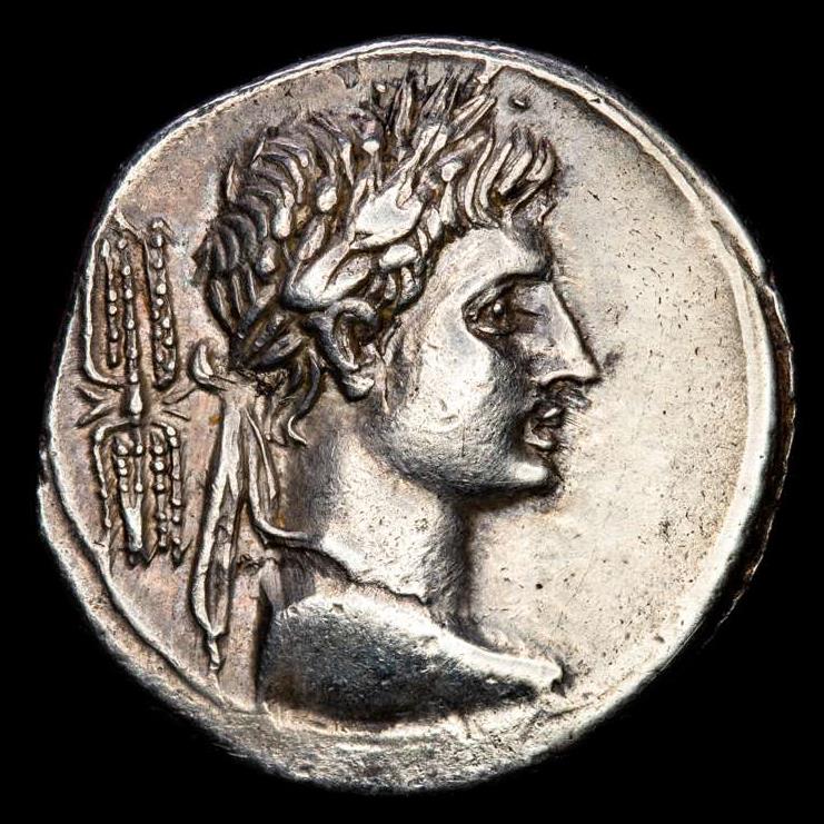 Roman Imperatorial - Octavian, silver denarius. Italian mint (Rome ...