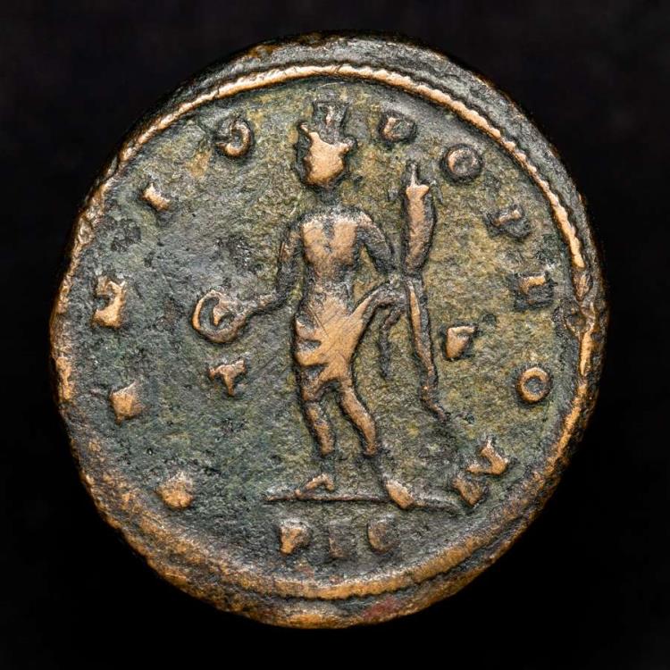 Maximinus II Daia. As Caesar, AD 305-309. Ae follis - Lugdunum. - GENIO ...