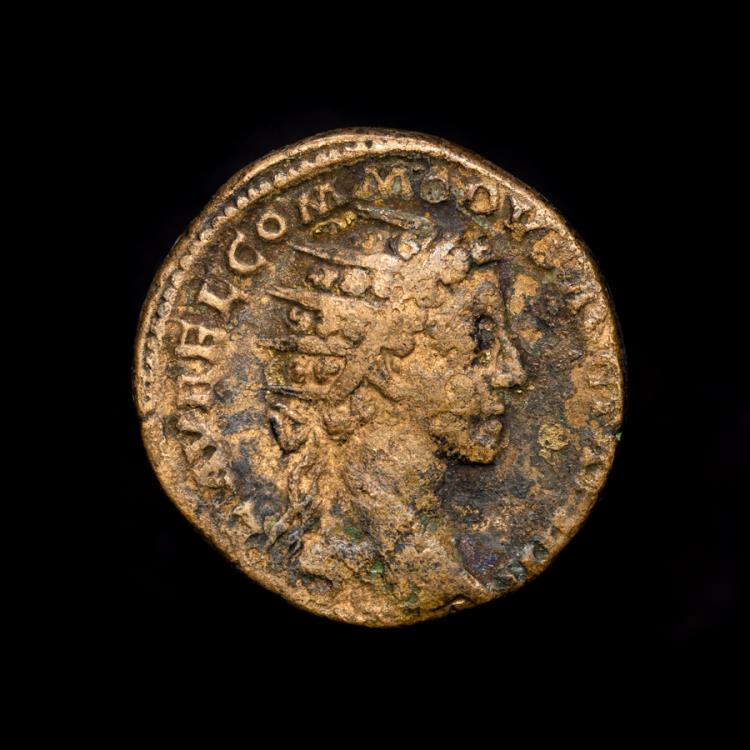Commodus, 177-192. Dupondius. Under Marcus Aurelius, Rome, 179. - IMP ...