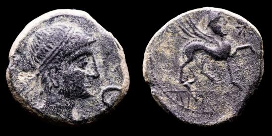 Ancient Hispain, Castulo, mid 2nd Century BC, AE As, Sphinx. Serie ...