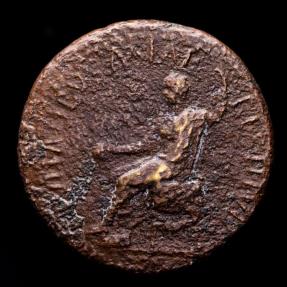 Tiberius for Divus Augustus, Bronze Sestertius, Rome 22-23 AD. DIVVS ...