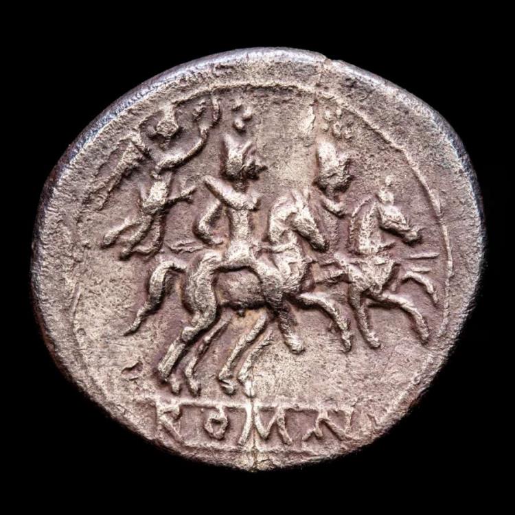 Roman Republic - Anonymous, Silver denarius, minted in central Italy ...