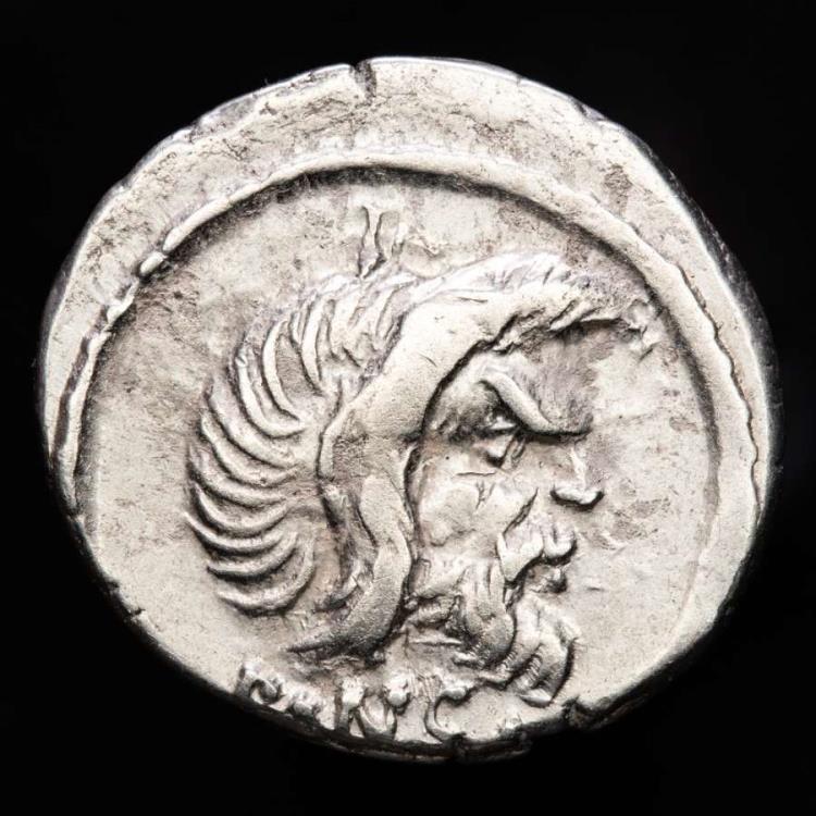 Roman Republic - C. Vibius C. f. C. n. Pansa Caetronianus, silver ...