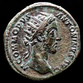 Commodus (177-192 AD.) Dupondius, Rome, 180-181 AD. - PROV DEOR TRP VI ...