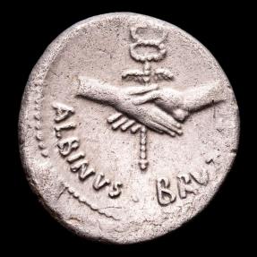 Decimus Junius Brutus. Silver denarius, Rome, 48 B.C. - Pietas / Two ...