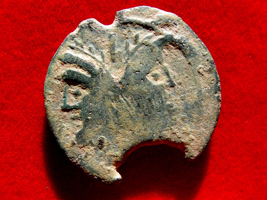 Roman Republic - Cnaeus Pompeius Magnus as. Military mint travelling ...