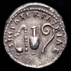 Nerva (96 - 98 A.D.) Silver denarius, Rome. - COS III PATER PATRIAE ...