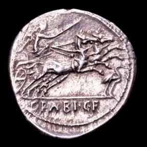C. Fabius C.f. Hadrianus. Silver denarius, Rome, 102 B.C. - Cybele ...