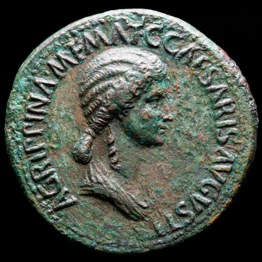 Agrippina Senior - Rome A.D. 37-41. Æ Sestertius. - SPQR / MEMORIAE ...