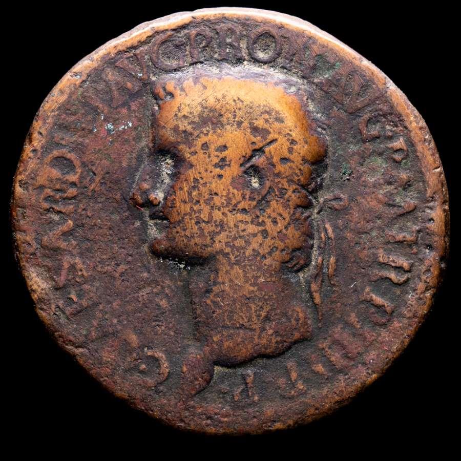 Caligula (37-41 AD) AE Sestertius, Rome AD 37-38. - AGRIPPINA DRVSILLA ...