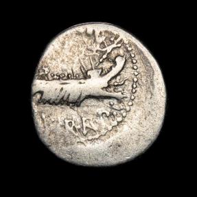 Roman Republic - Mark Antony, silver denarius. Military mint moving ...