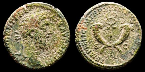 Commodus, Æ Sestertius. Rome, AD 190. TEMPOR FELIC P M TR P XV IMP VIII ...