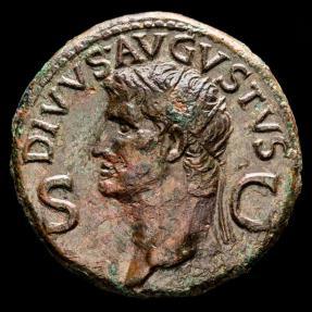 Divus Augustus - Æ Dupondius. Rome, AD 37-41. - CONSENSVS SENAT ET EQ ...