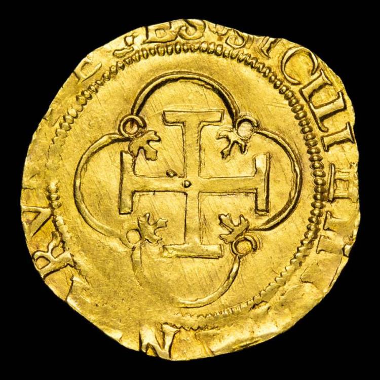 Spain Juana Carlos 1504 1516 1555 Gold Escudo 3 39 G 23 Mm spain-juana-carlos-1504-1516-1555-gold-escudo-3-39-g-23-mm