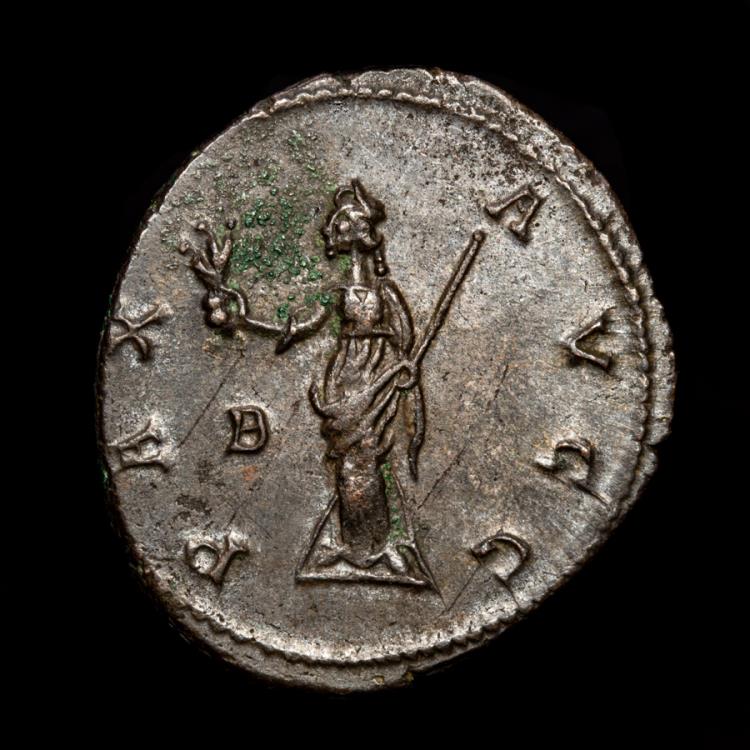 Roman Empire - Numerian bronze Antoninianus. Lugdunum, AD 284. PAX AVGG/B.