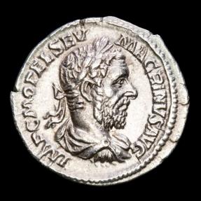 Macrinus (217-218 AD). Silver Denarius, Rome. - AEQVITAS AVG, Aequitas.