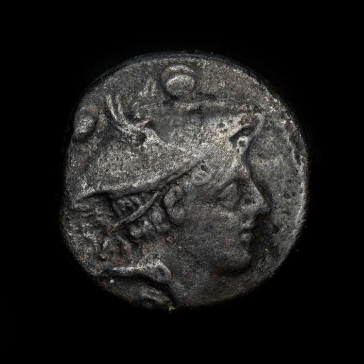 Roman Republic Anonymous, Sextans, Rome, after 211 BC, AE. Mercury ...