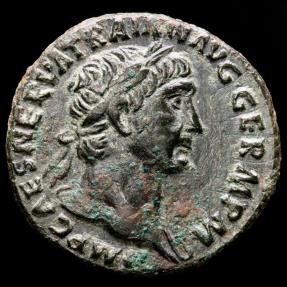Trajan (98 - 117 A.D.), bronze As, Rome 101-102 A.D. - TR POT COS IIII ...