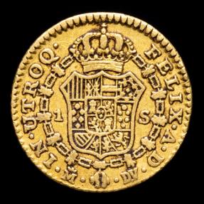 Spain - Carlos III (1759-1788) Gold Escudo 1785 - Madrid. D.V.