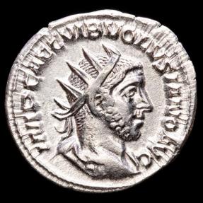 Volusianus. (A.D. 251-253.) Silver antoninianus. Rome. - P M TR P IIII ...
