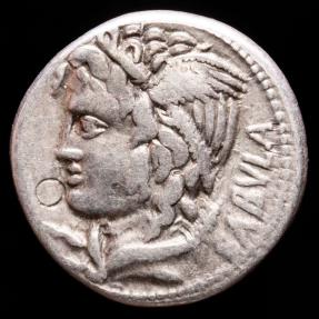 L. Cossutius C.f. Sabula, silver denarius, Rome in 74 B.C. - Medusa ...